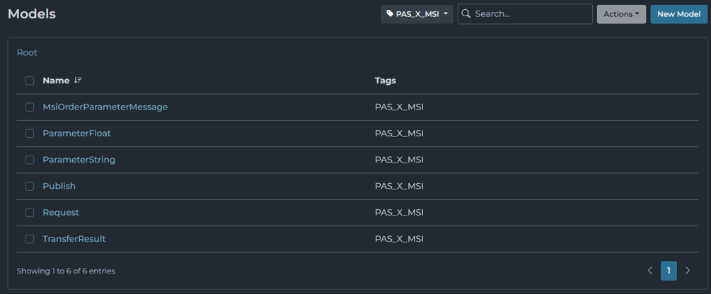 Körber PAS-X MSI interface via Web Services