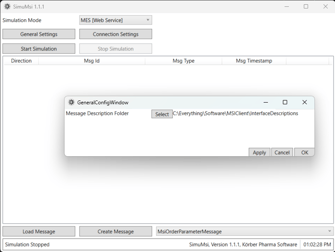 Körber PAS-X MSI interface via Web Services