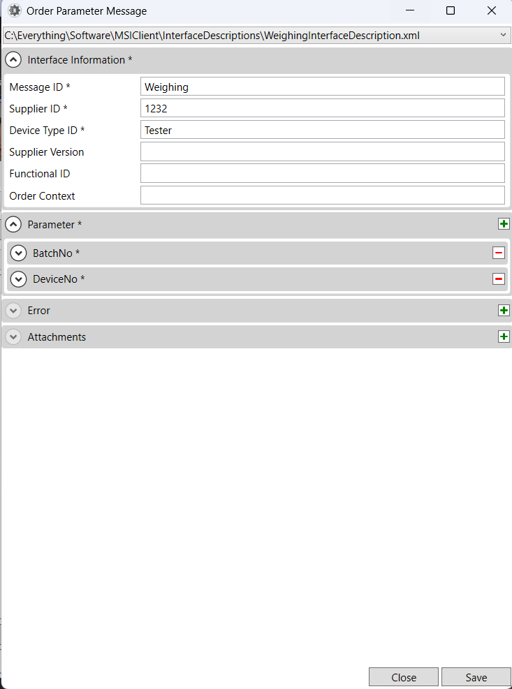 Körber PAS-X MSI interface via Web Services