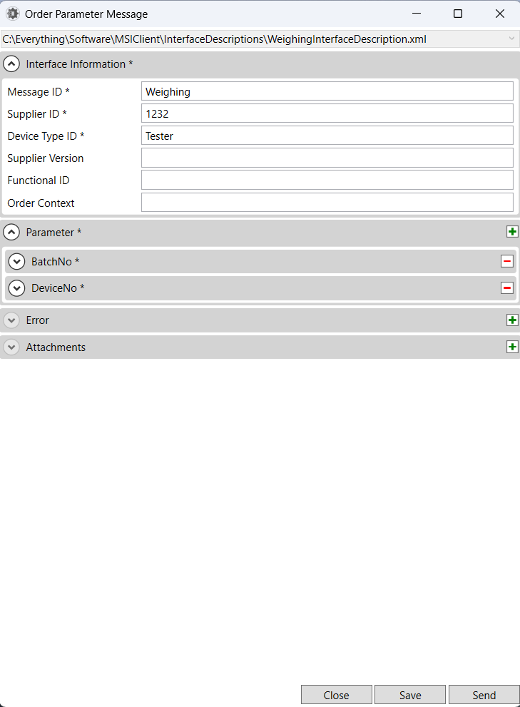 Körber PAS-X MSI interface via Web Services